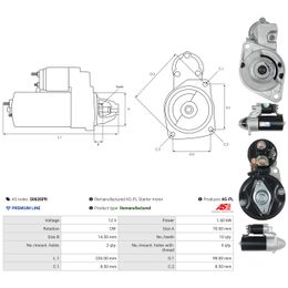 AS-PL Starter s0626pr f&uuml;r Mercedes