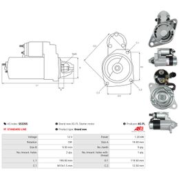 AS-PL Starter s5339s f&uuml;r Chrysler MITSUBISHI