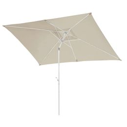 SVITA Sonnenschirm, Beige, Textil, 200x300 cm, Sonnen- & Sichtschutz, Sonnenschirme