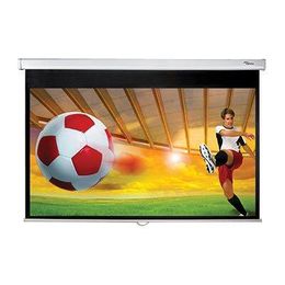 Optoma DS-9092PWC Manuelle Pull Down Leinwand f&uuml;r Wand-/Deckenmontage, 16:9, (92") 233,7 cm