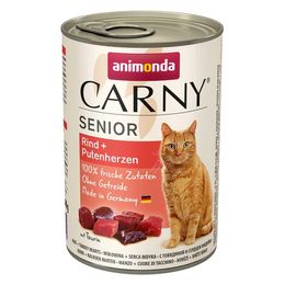 animonda Carny Senior Rind und Putenherz 6x400g