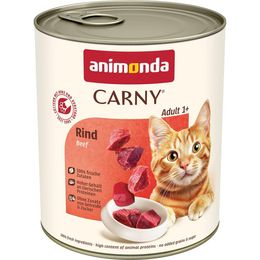 animonda Carny Adult Rind Katzen-Nassfutter ohne Getreide 12x800g