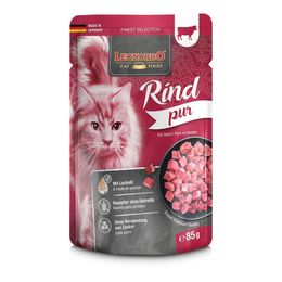 Leonardo Finest Selection Rind pur Katzen-Nassfutter getreidefrei 32x85g