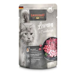 Leonardo Finest Selection Lamm und Cranberries Katzen-Nassfutter getreidefrei 16x85g