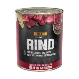 Belcando Feuchtnahrung Rind mit Kartoffeln & Erbsen Hunde-Nassfutter Hund 6x800g