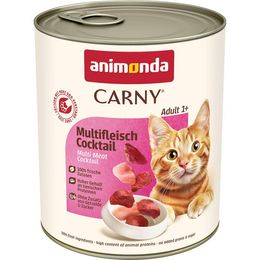 animonda Carny Adult Multi-Fleischcocktail Katzen-Nassfutter getreidefrei 12x800g