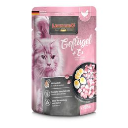 Leonardo Finest Selection Gefl&uuml;gel und Ei Katzen-Nassfutter getreidefrei 32x85g