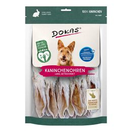 Dokas Kaninchenohren mit Fell getrocknet Hundesnacks getreidefrei 180g