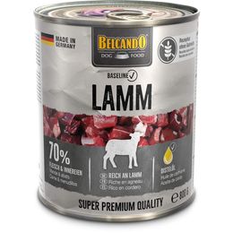 Belcando Baseline Lamm Hunde-Nassfutter ohne Getreidezusatz 6x800g
