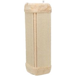 Trixie Kratzbrett f&uuml;r Zimmerecken 32x60cm zur Wandmontage beige