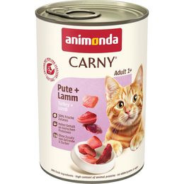 animonda Carny Adult Pute + Lamm Katzen-Nassfutter 24x400g