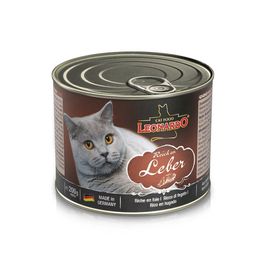 Leonardo Reich an Leber Premium Katzen-Nassfutter getreidefrei 24x200g