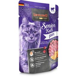 Leonardo Senior Kalb Katzen-Nassfutter getreidefrei 16x85g