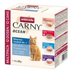 animonda Carny Ocean Adult Multipack Meeres-Vielfalt Nr. 1 Katzen-Nassfutter ohne Getreide 12x80g