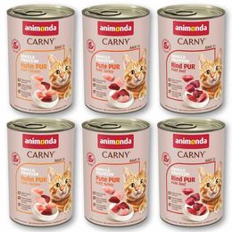 animonda Carny Adult Mix Katzen-Nassfutter Single Protein 24x400g