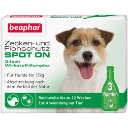 beaphar Zecken- und Flohschutz SPOT ON, 0.003 l f&uuml;r kleine Hunde bis 15 kg (3x 1 ml)
