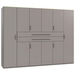 Kleiderschrank Lumio Grau/Sahara