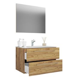 Badezimmer Badinos 3-tlg. Honig Eiche