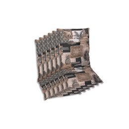 Sesselauflagenset Beige, 6-teilig