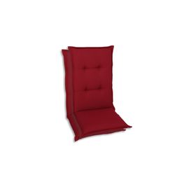 Sesselauflagenset Kirschrot, 2-teilig