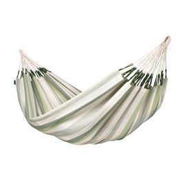 La Siesta H&auml;ngematte Classic Double Hammock Outdoor Wei&szlig;/Gr&uuml;n