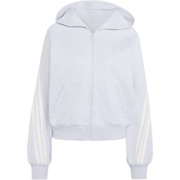 Adidas Sweatjacke Damen - Gr&ouml;&szlig;e M - grau
