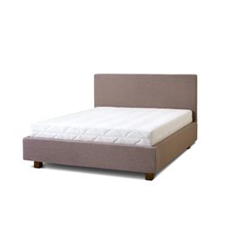 Letti Moderni Polsterbett Puro 160x200 in Siena Brown