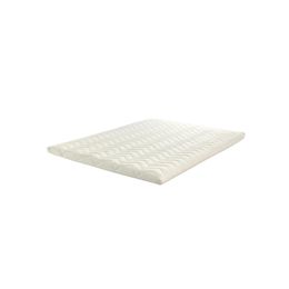 Letti Moderni Topper Gel Latex 160x200 cm H&ouml;he 10 cm &ndash; 7 Zonen, orthop&auml;disch, atmungsaktiv