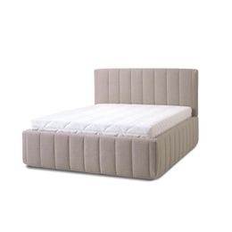 Letti Moderni Polsterbett Calma Grande 160x200 in Siena Beige