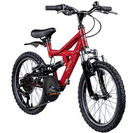Galano FS180 Kinderfahrrad ab 6 Jahre 120-135cm M&auml;dchen Jungen Fahrrad 20 Zoll 6 Gang Mountainbike Fully mit V-Brakes MTB