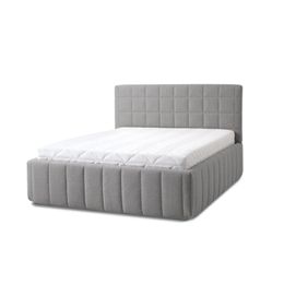 Letti Moderni Polsterbett Quadro Grande 180x200 in Siena Gray