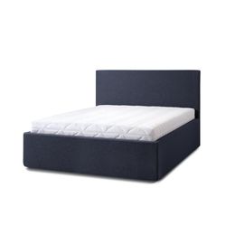 Letti Moderni Polsterbett Puro Grande 180x200 in Siena Dark Blue