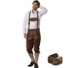 TecTake&reg; Lange Lederhose Jakob