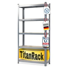 karatcommercial Schwerlastregal Grau-Anthrazit H&ouml;he: 220 cm Breite: 120 cm