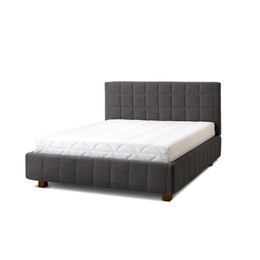 Letti Moderni Polsterbett Quadro 180x200 in Siena Dark Gray