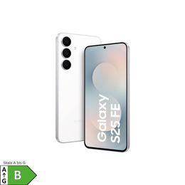 Samsung Galaxy S25 FE 128GB 5G White Smartphone (6,6 Zoll, 50 MP + 12 MP + 8 MP, Triple-Kamera, 4.900-mAh, Deca-Core)