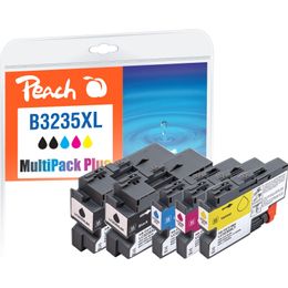 Peach B3235 XL Spar Plus Pack Druckerpatronen XL (2*bk, c/m/y) ersetzt Brother LC-3235XL f&uuml;r z.B. Brother DCPJ 1100 DW, Brother MFCJ 1300 DW