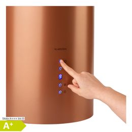 Klarstein Beretta Inselabzugshaube &Oslash;35cm Ab-/Umluft 650m&sup3;/h LED Aktivkohlefilter