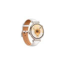 Huawei Watch GT6, 41mm, Goldfarbenes Edelstahlgeh&auml;use mit wei&szlig;em Kompositarmband (Herzfrequenzmessung, Schlafmonitoring)