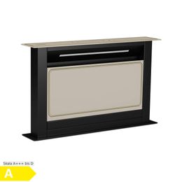Klarstein Victoria Downdraft Dunstabzugshaube 60 cm A 8 Stufen + Boost bis zu 713,8 m&sup3;/h 120 W Creme