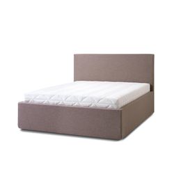 Letti Moderni Polsterbett Puro Grande 160x200 in Siena Brown