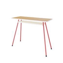 Letti Moderni B&uuml;rotisch Kost Colors 100x40 cm &ndash; modernes Design in Rot