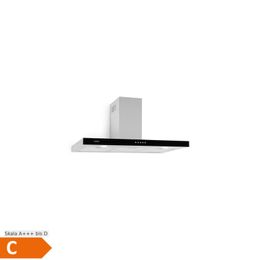 Klarstein Darya Dunstabzugshaube 90cm 310 m&sup3;/h Edelstahl silber