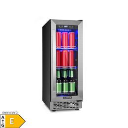Klarstein Beerlager 56 Getr&auml;nkek&uuml;hlschrank 56l 20 Fl. Glast&uuml;r Touch-Bedienfeld Edelstah 56 Liter