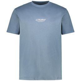 Jack & Jones Herren Gro&szlig;e Gr&ouml;&szlig;en | Jack&Jones T-Shirt aus Biobaumwolle Farbe jeansblau Gr&ouml;&szlig;e: 4XL