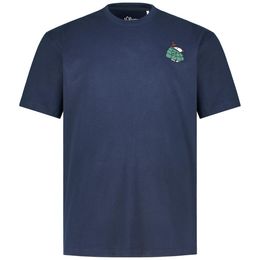 Herren Gro&szlig;e Gr&ouml;&szlig;en | s.Oliver T-Shirt mit Stickerei Farbe dunkelblau Gr&ouml;&szlig;e: 4XL