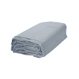 Poolfolie Grau 0,6 mm f&uuml;r 120 cm tiefe Rundbecken, Einh&auml;ngebiese 300 x 120 cm