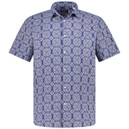 Jack & Jones Herren Gro&szlig;e Gr&ouml;&szlig;en | Jack&Jones Freizeithemd mit Viskose Farbe blau Gr&ouml;&szlig;e: 5XL