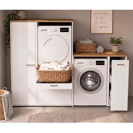 Tchibo - Waschmaschinenumbau &raquo;Solea U670&laquo; - 67x60x96cm - schwarz - Holz / Metall / Kunststoff
