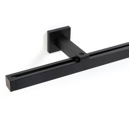 Deco-Raum Gardinenschiene, Schwarz, Metall, 220 cm, Wohntextilien, Gardinen & Vorh&auml;nge, Gardinen-Stangen